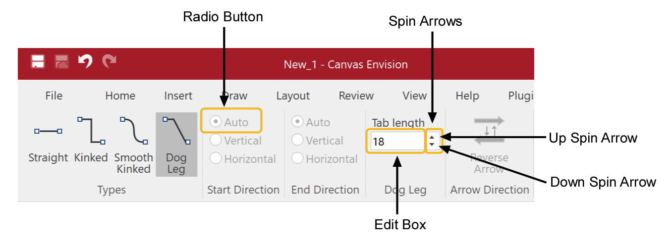 Canvas Envision Creator - User Interface Glossary